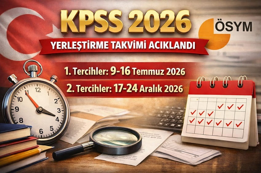 2026 KPSS Yerleştirme Takvimi Açıklandı: Tercih Tarihleri Belli Oldu
